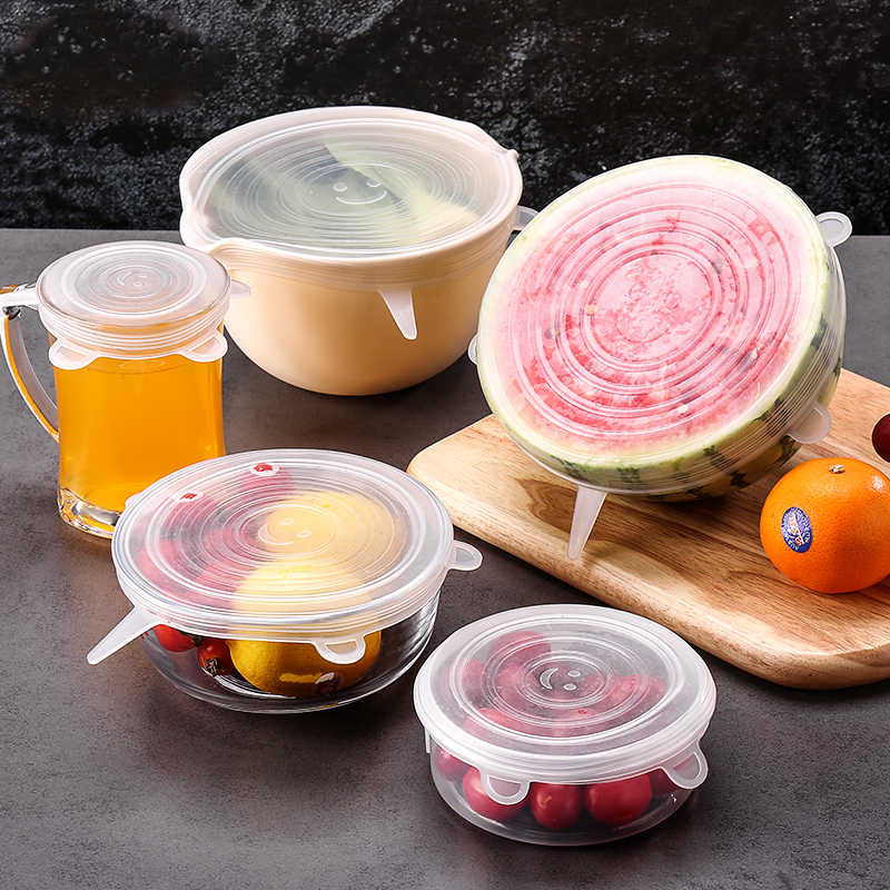 Stretch Silicone Lids (Set of 6) – Souksville